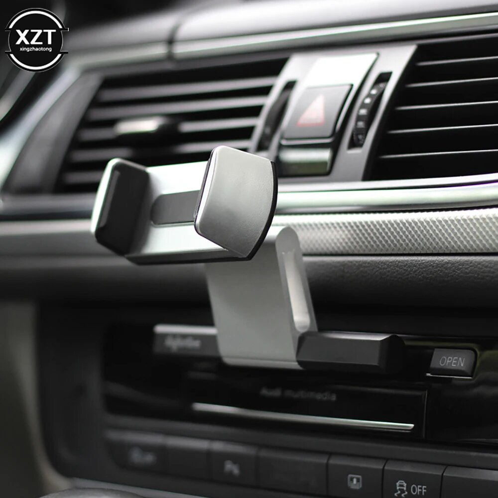 Кронштейн для мобильного телефона, держатель для компакт-дисков, автомобильный с ленивым кронштейном, твердый устойчивый держатель для телефона, универсальный 360-градусный автомобильный держатель для мобильного телефона