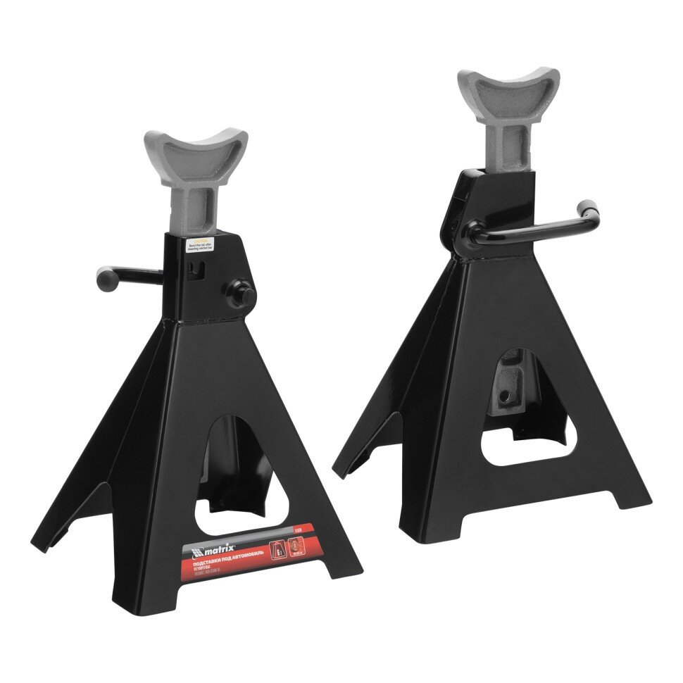 MATRIX Подставки под машину регулируемые, 6 т, H подъема 400-605 мм, 2 шт Matrix, ( 51630 )