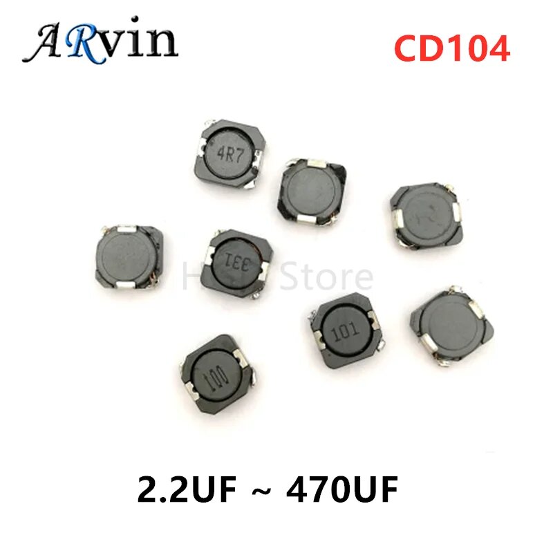 Индуктор CDRH104R 6.8UH, 6 пинов