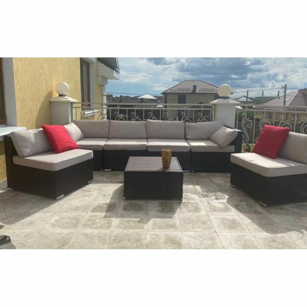 Комплект мебели YR822D-Brown/Beige (Afina Garden)