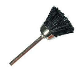 Крацовка щетка черная 1 шт. веерная ювелирная жесткая