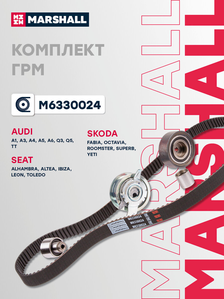 Комплект ГРМ AUDI ауди A5 Q3 Q5; SKODA шкода Fabia Фабия ; VOLKSWAGEN фольксваген Golf Гольф Polo Поло Tiguan Тигуан CT1139K1