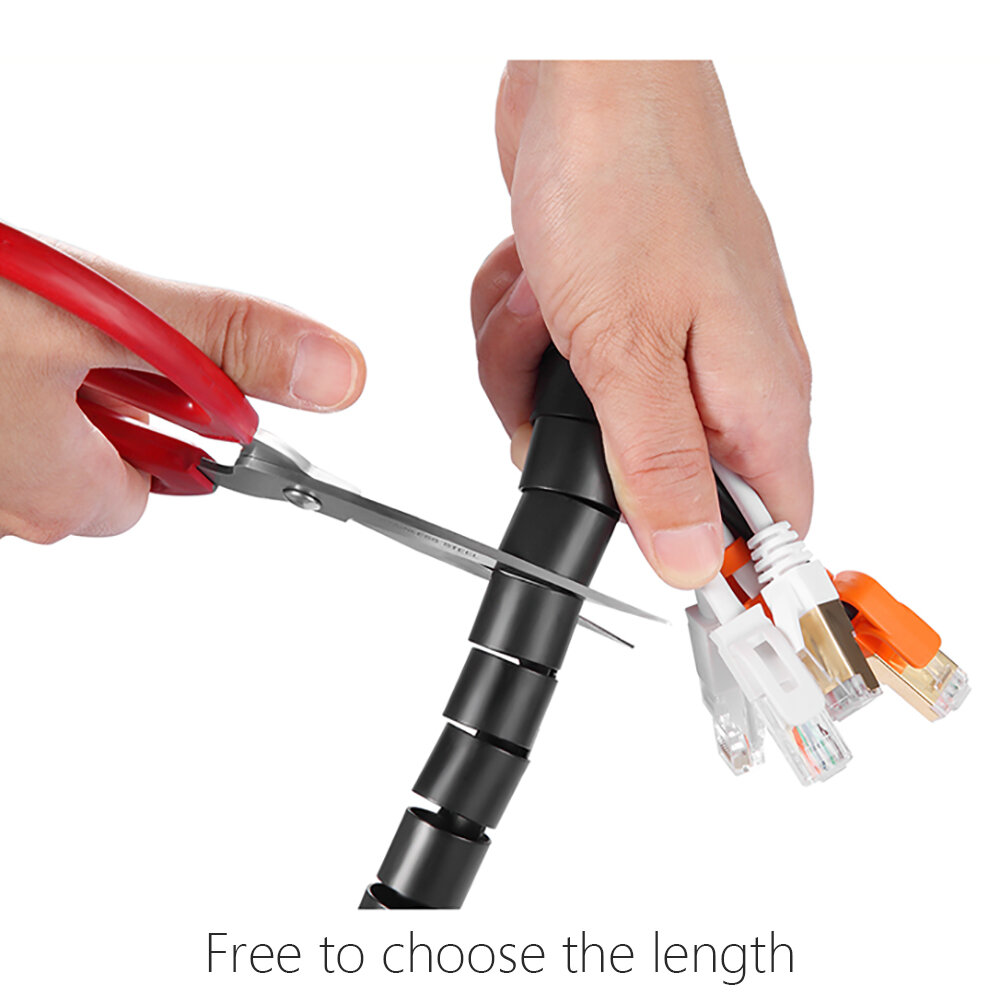 Органайзер для кабеля, зажим-намотчик, 2 м, для мыши/Ethernet/проводов