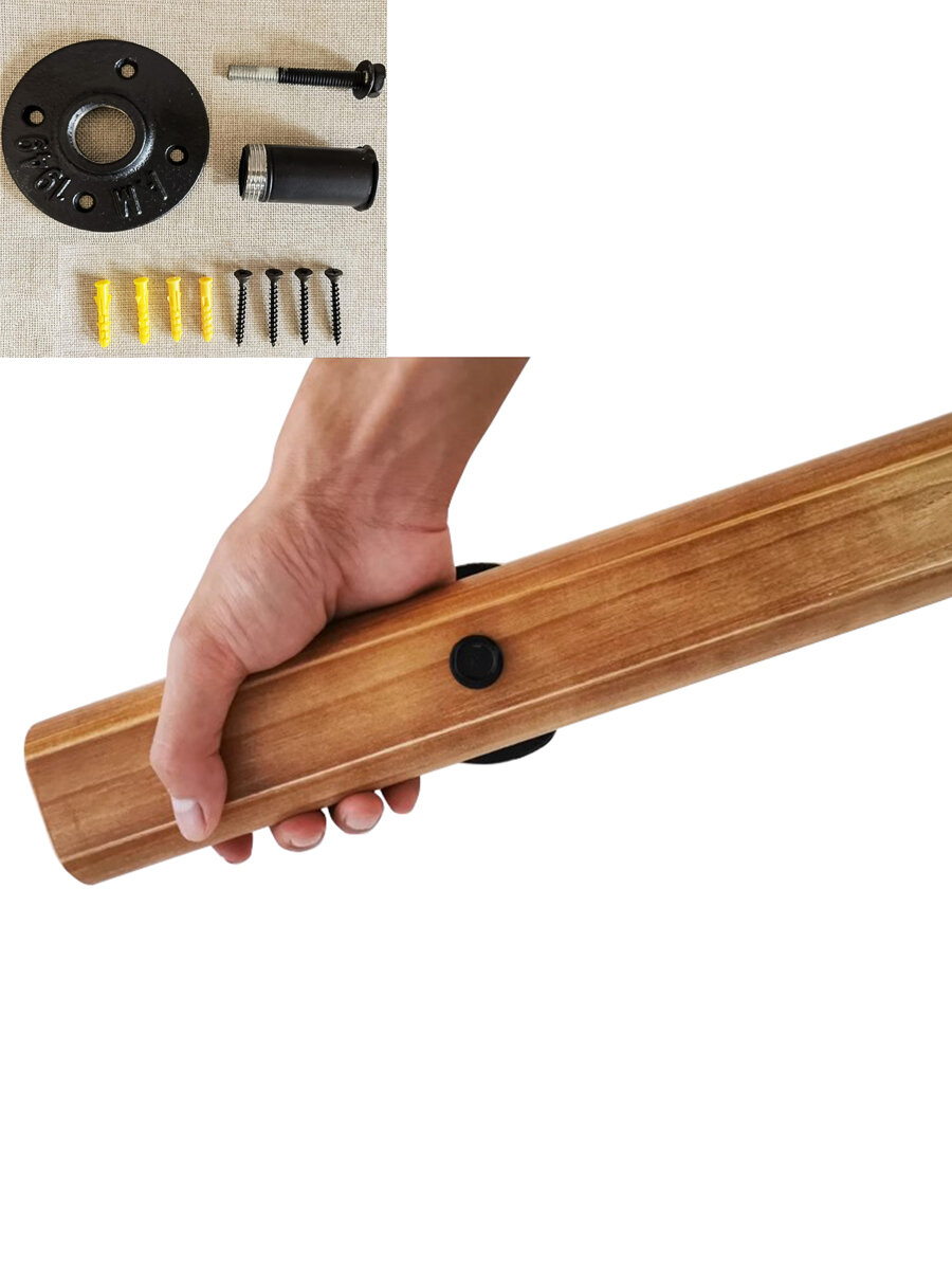 Настенные поручни, лестницы перила, Изготовлены из сосны, Для интерьеров/коттеджей, Полный комплект