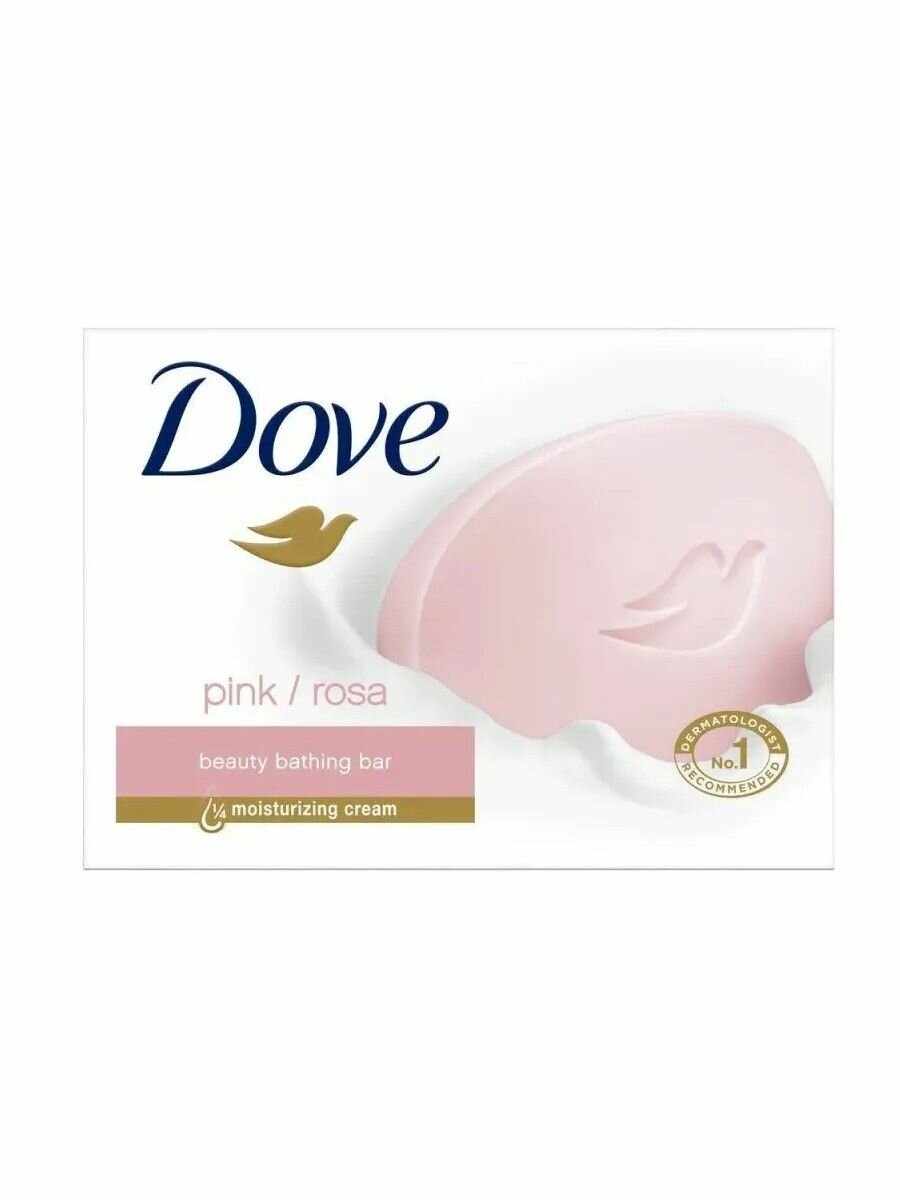 Dove Крем-мыло кусковое Розовая роза 135 г - 1 шт