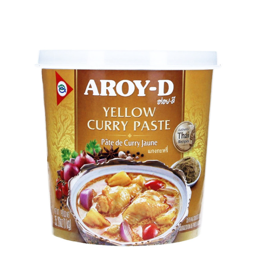 Паста Aroy-D карри желтая сочетается с птицей, блюдами из овощей и картофеля 1 кг, Таиланд