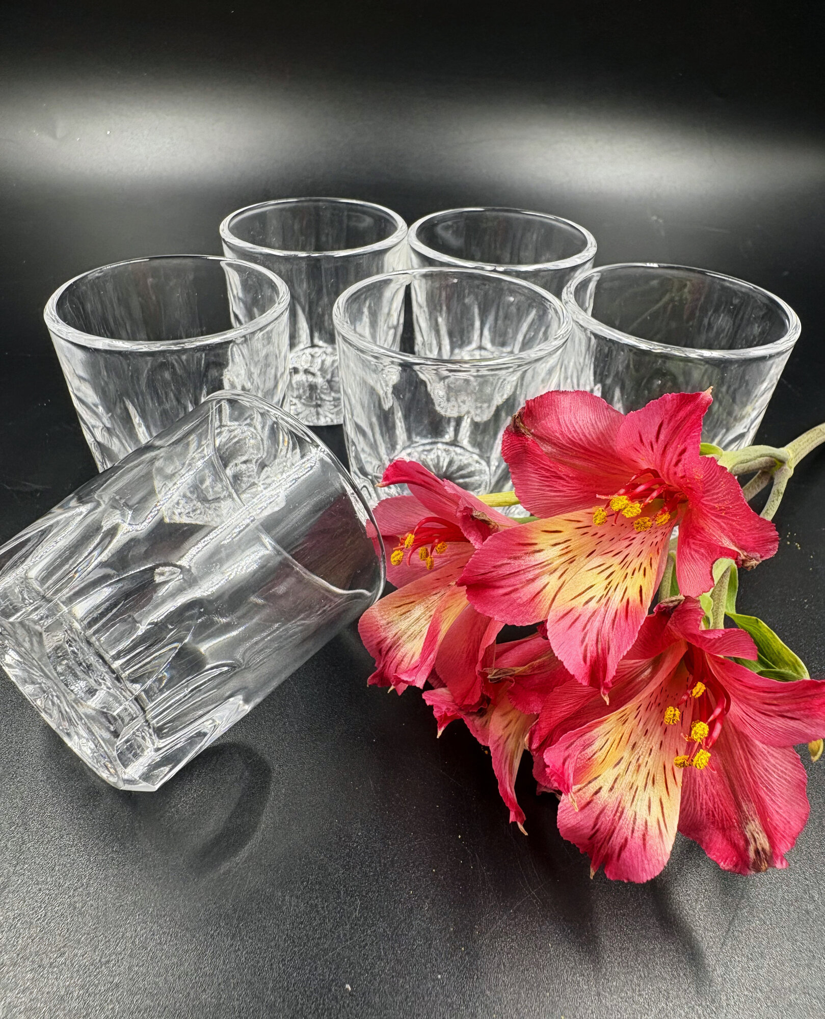 Набор рюмок для водки хрустальные 6 шт 50 мл