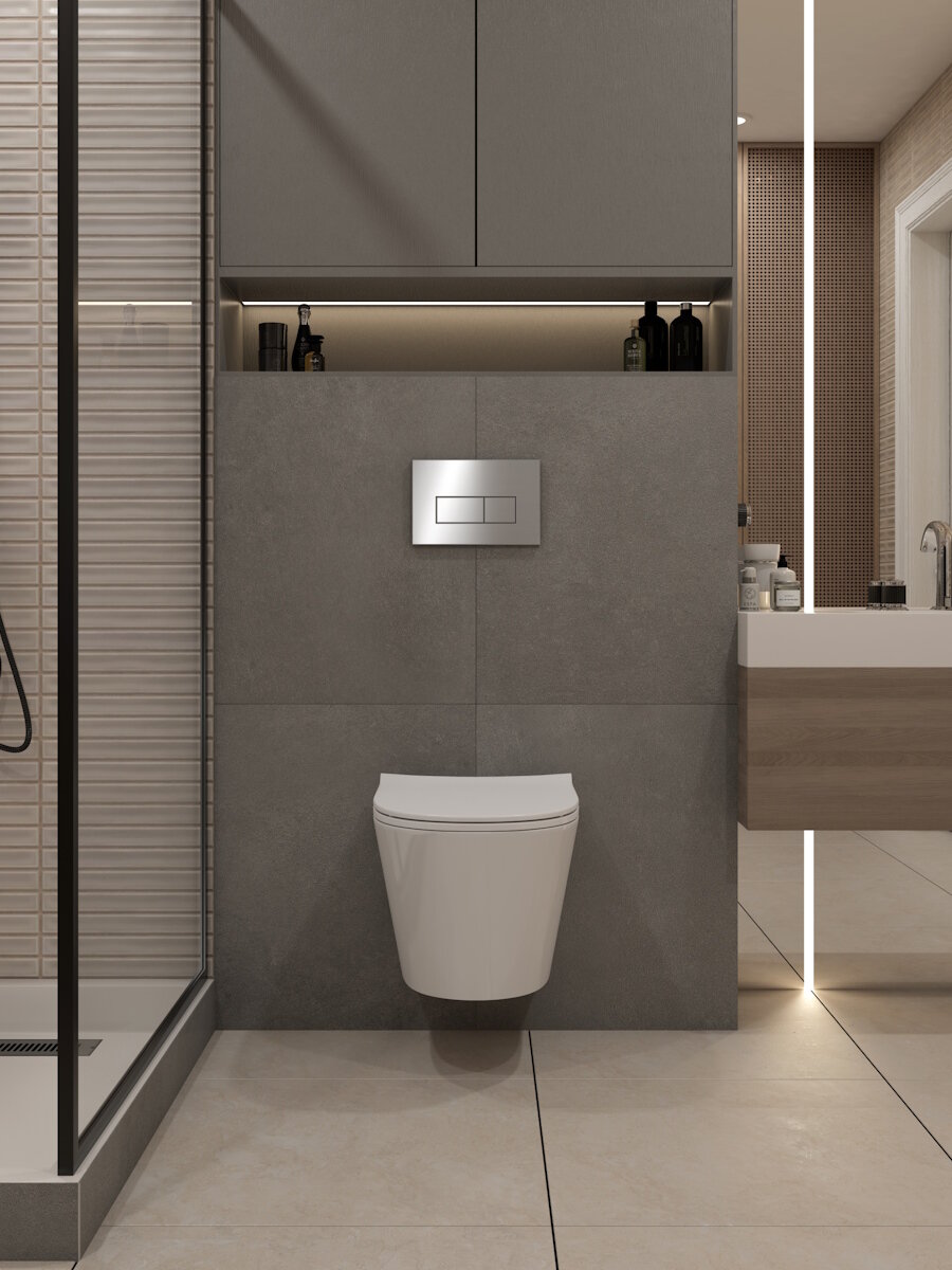 Инсталляция с унитазом комплект 5 в 1 Teymi унитаз подвесной безободковый Solli Pro Vortex кнопка нержавеющая F16351