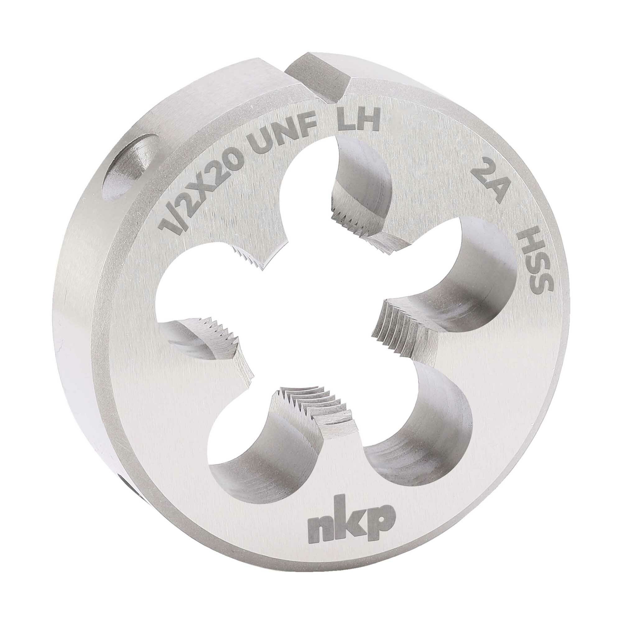 Плашка 1/2" -20-UNF DINEN22568 (LH-Левая) HSS 2A 60° 38x10мм NKP 324222N