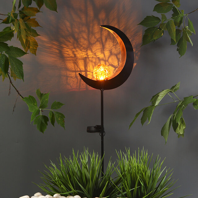 Садовый светильник на солнечной батарее Solar - Fire Moon 93 см, IP44, Koopman, 512000640-1
