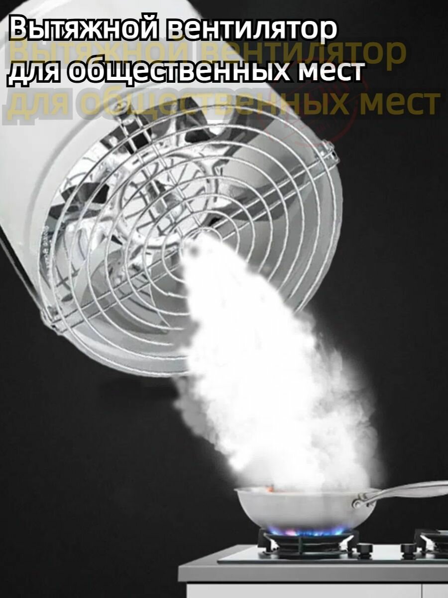 Вытяжной вентилятор для общественных мест, Диаметр трубы 180мм