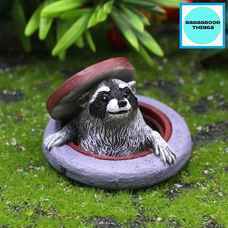 Садовые декоративные украшения, животные пол сурок патио детский сад терраса газон ландшафтный дизайн