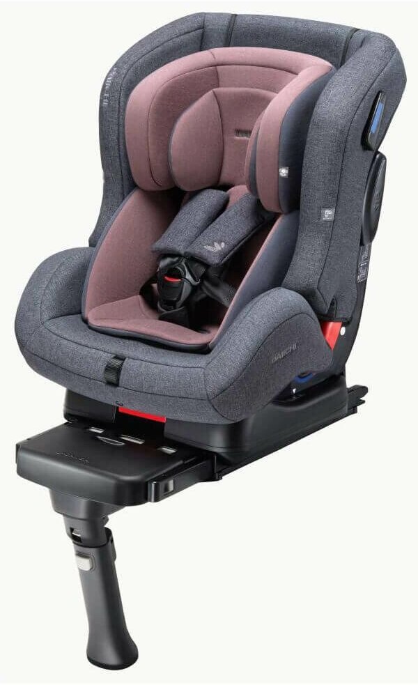 Daiichi First 7 (ISOFIX), автокресло с рождения до 6-7 лет гр.0-1-2 (0-25 кг), цвет Rosewood (Plus)