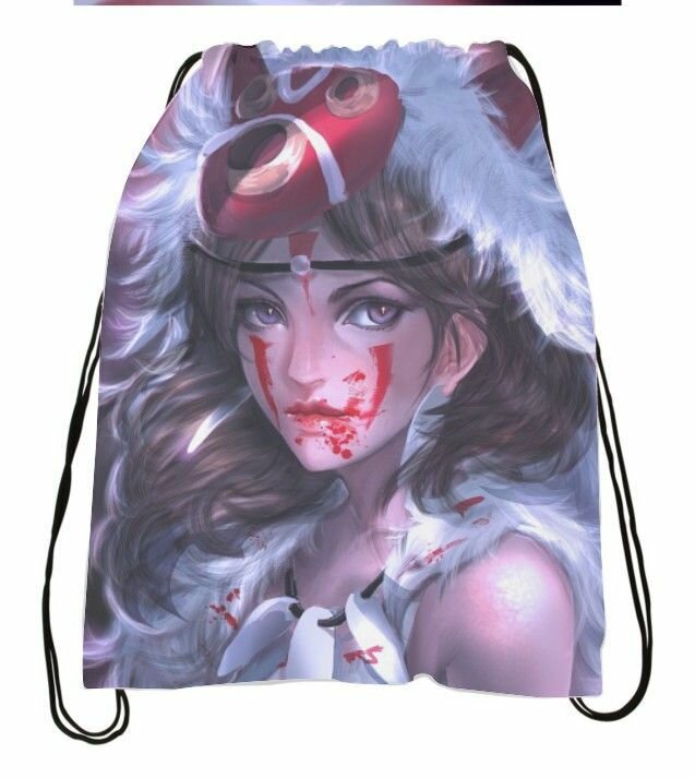 Сумка-мешок для обуви Принцесса Мононоке, Princess Mononoke №4