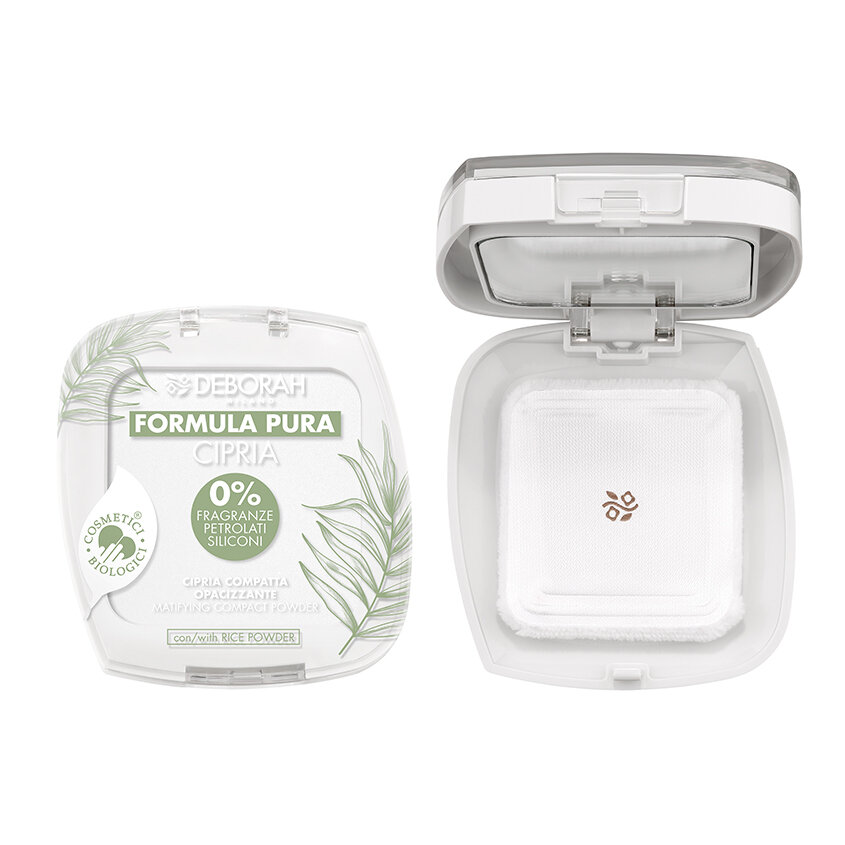 Пудра для лица DEBORAH `FORMULA PURA` MATIFYING COMPACT POWDER матирующая тон 04