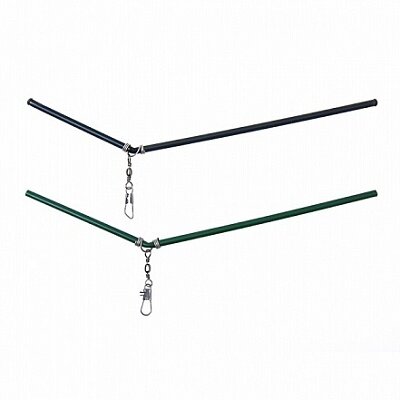 Противозакручиватель изогнутый, 25 см, цвет черный, 10 шт.