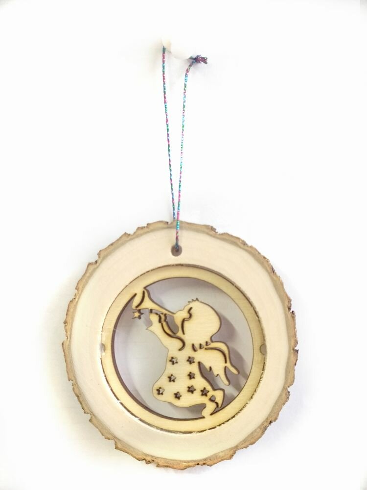 Деревянный подвес "Музыка Ангела" арт.8251