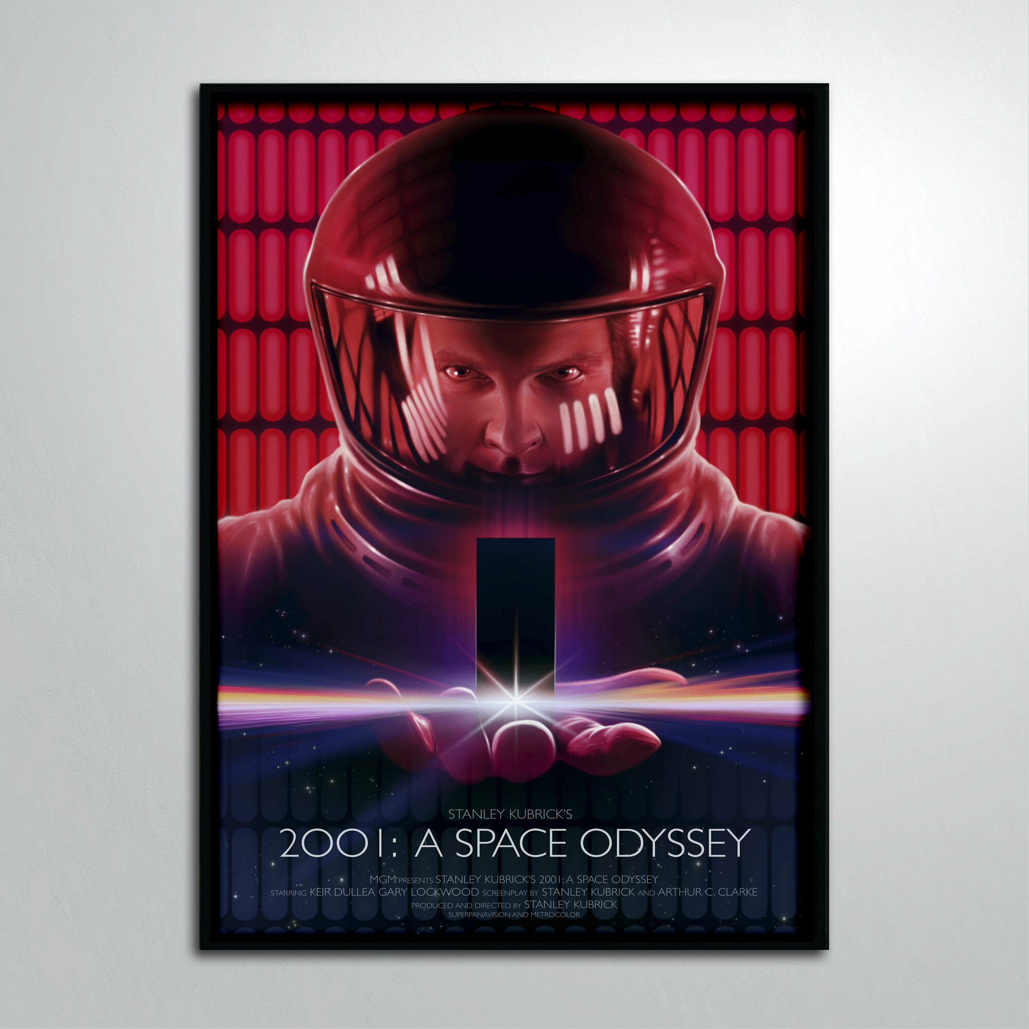 Постер без рамы/Стэнли Кубрик 2001 год Космическая одиссея Черный Монумент Арт 2001: A Space Odyssey