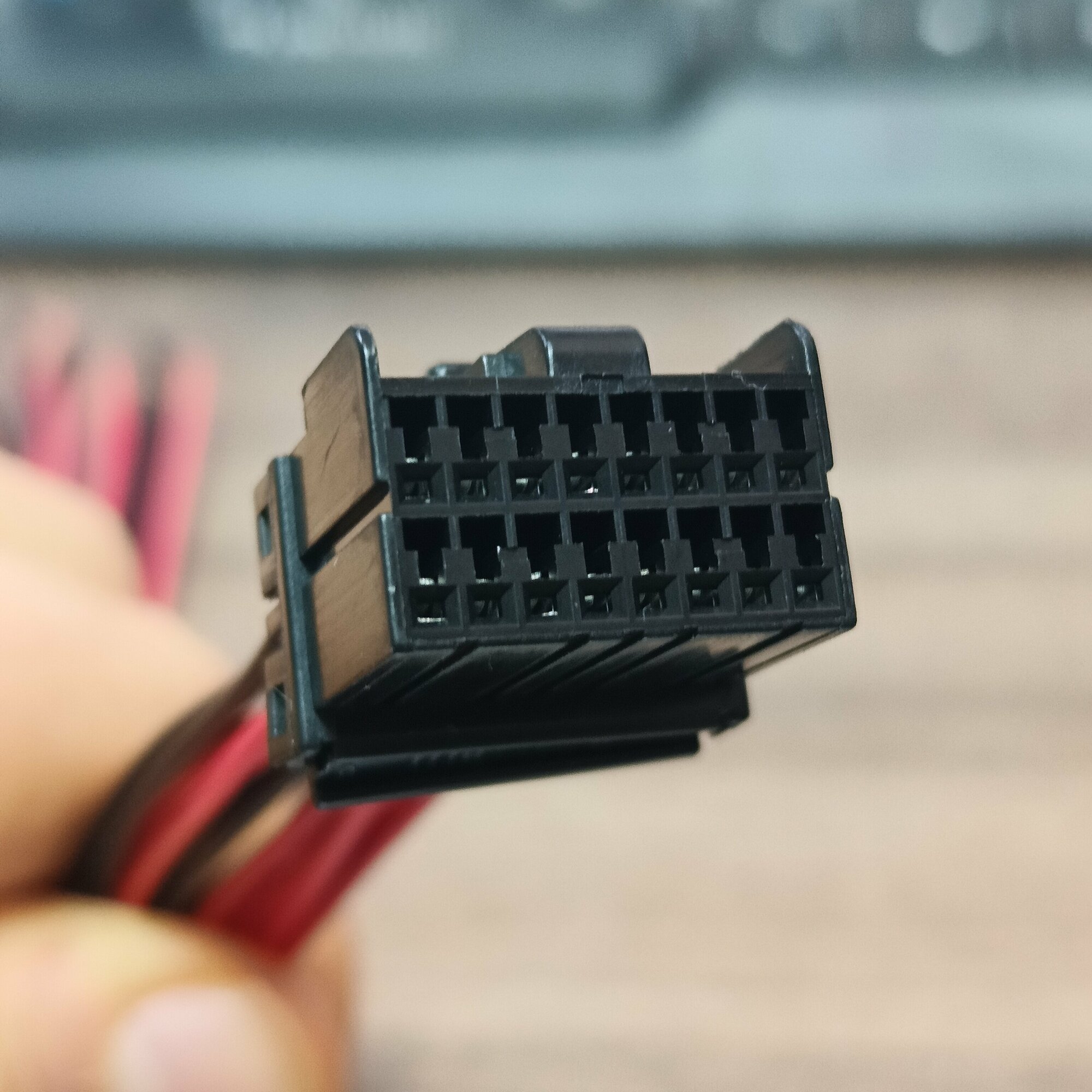 Разъем (штекер) 16 контактов климат-контроля VAZ GAZ VAG