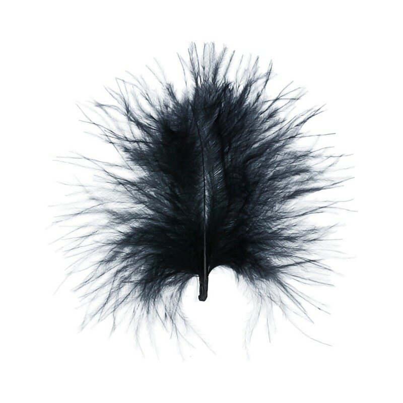 Mr.Painter PLU-03 Перья декоративные черные 10 см вес 3 г ±0.5 г, декоративное украшение
