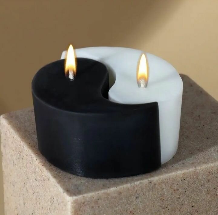 Свеча "Инь-Янь"