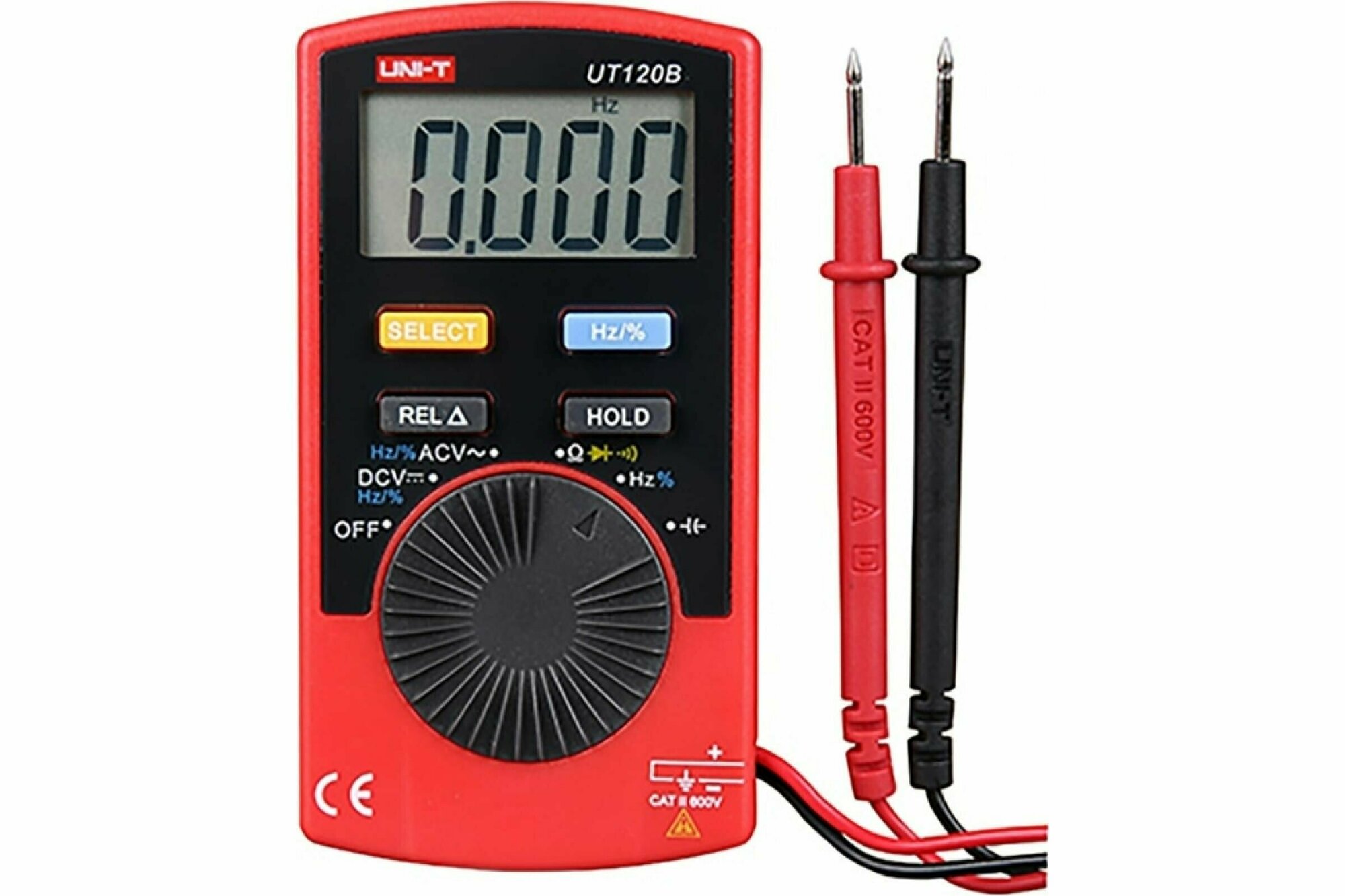 Мультиметр UNI-T UT120B, цифровой, автодиапазон, измерение емкости, напряжения