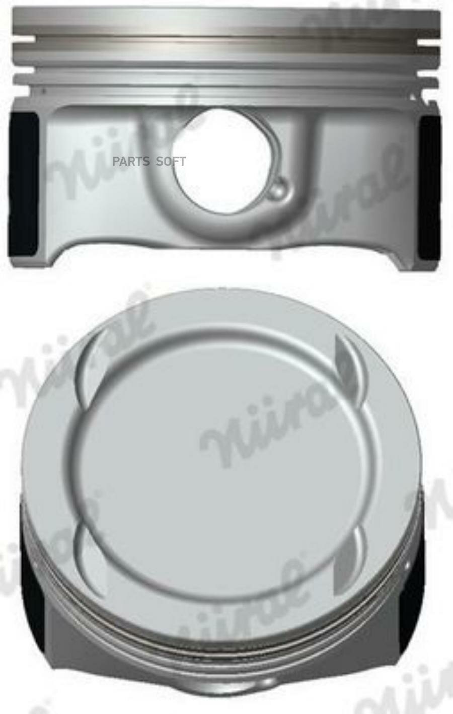 8743740010 NURAL Поршень OPEL ASTRA J 1.4T d72.5 STD (комплект)