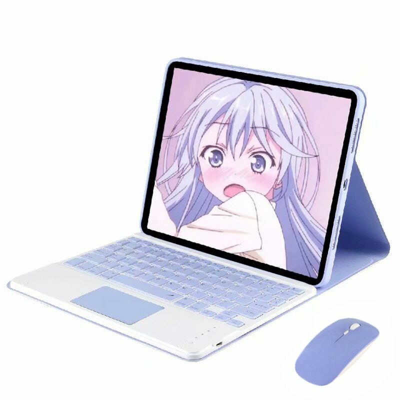 Чехол с клавиатурой MyPads для Lenovo Tab M10 FHD Plus TB-X606X и TB-X606F 10.3