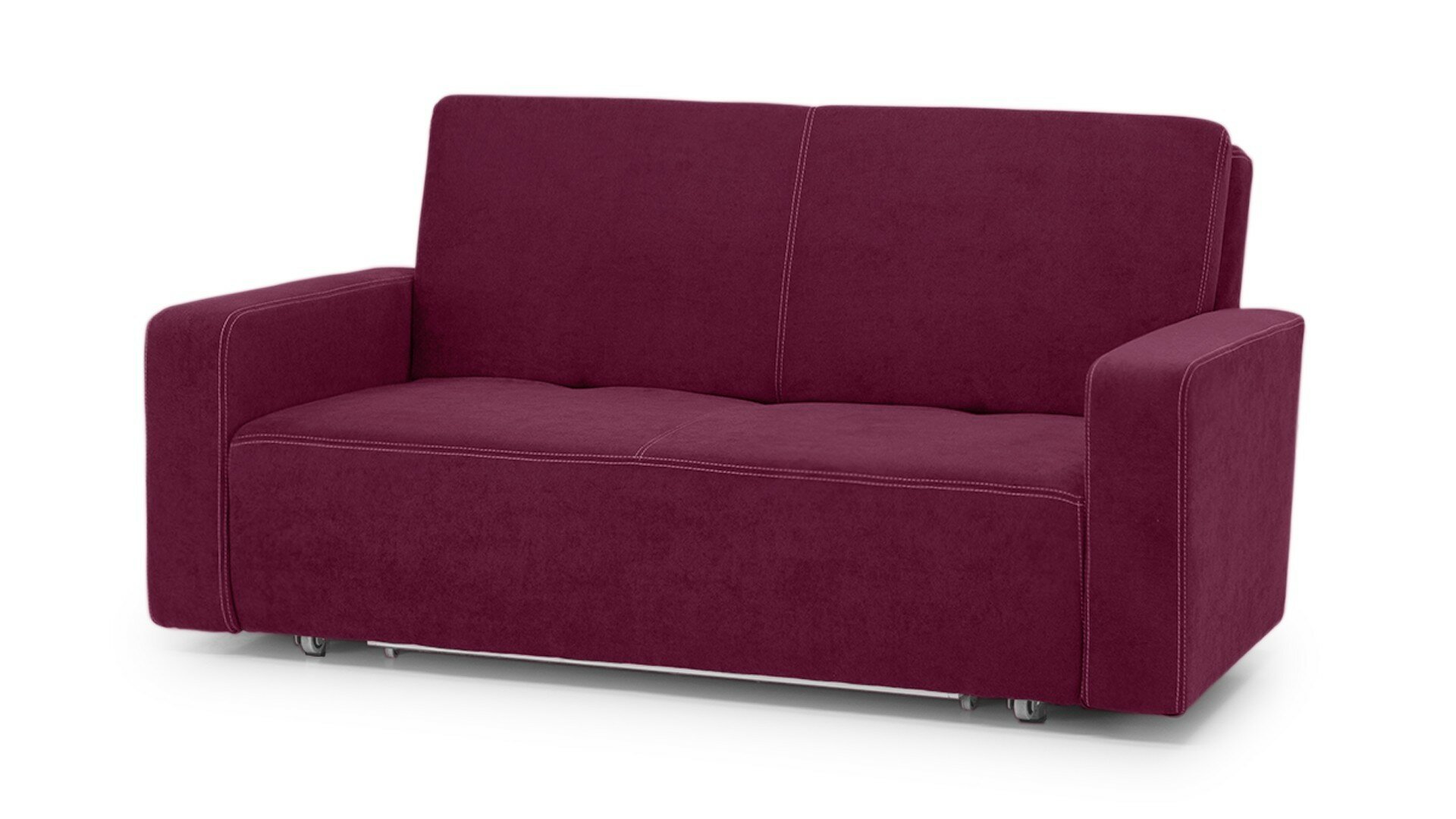 Диван Роин Vivaldi 35 NEW 172x100x86 см, темно-бордовый Велюр, аккордеон Дом мебели для вас