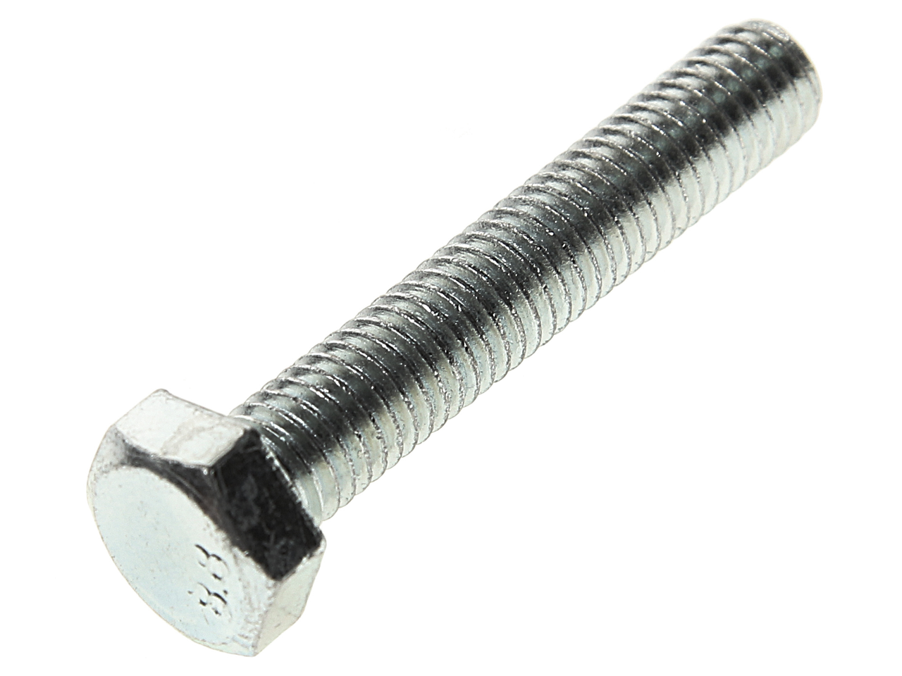 Болт М8х1.25х45 шестигранный оцинкованный кл. прочн. 8.8