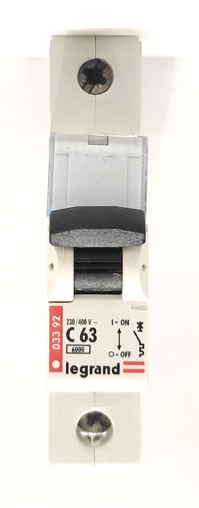 Автоматический выключатель Legrand DX, 1-полюсный 63A (тип С)