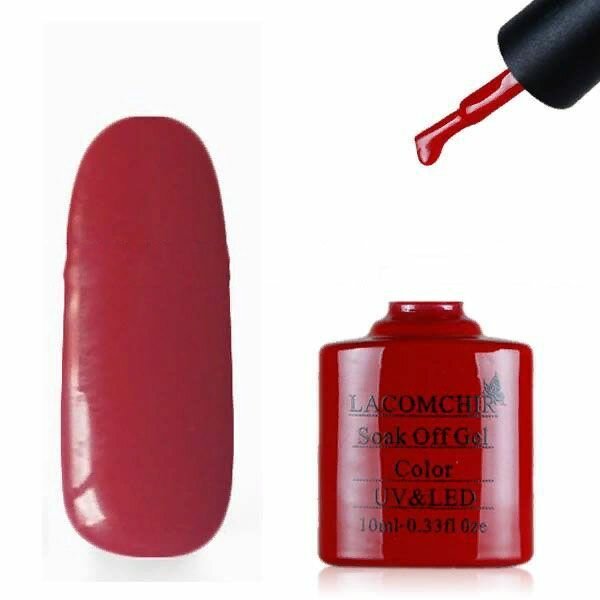 Гель-лак LACOMCHIR TD86 Красный, 10 мл