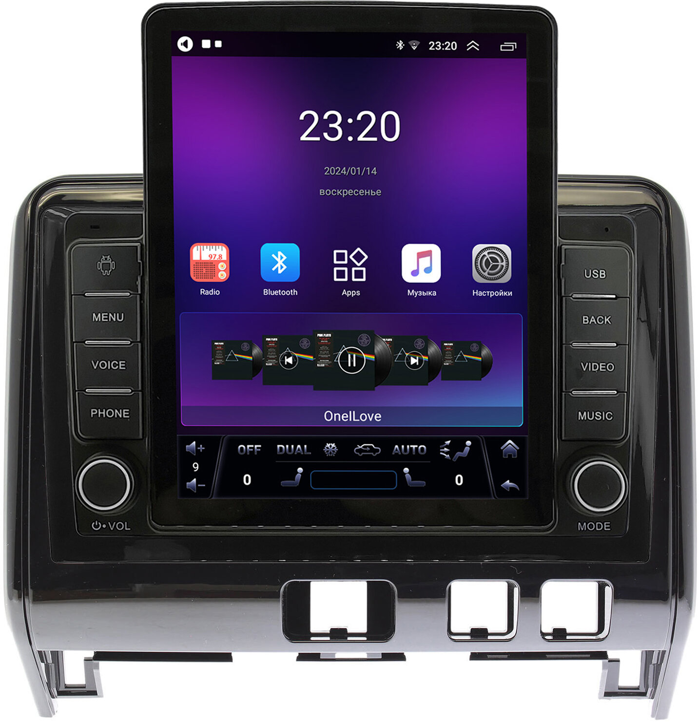 Штатная магнитола Nissan Serena 5 (C27) 2016-2019 Canbox GTR095-10-1126 на Android 10 (QLed, 4/64, DSP, CarPlay)