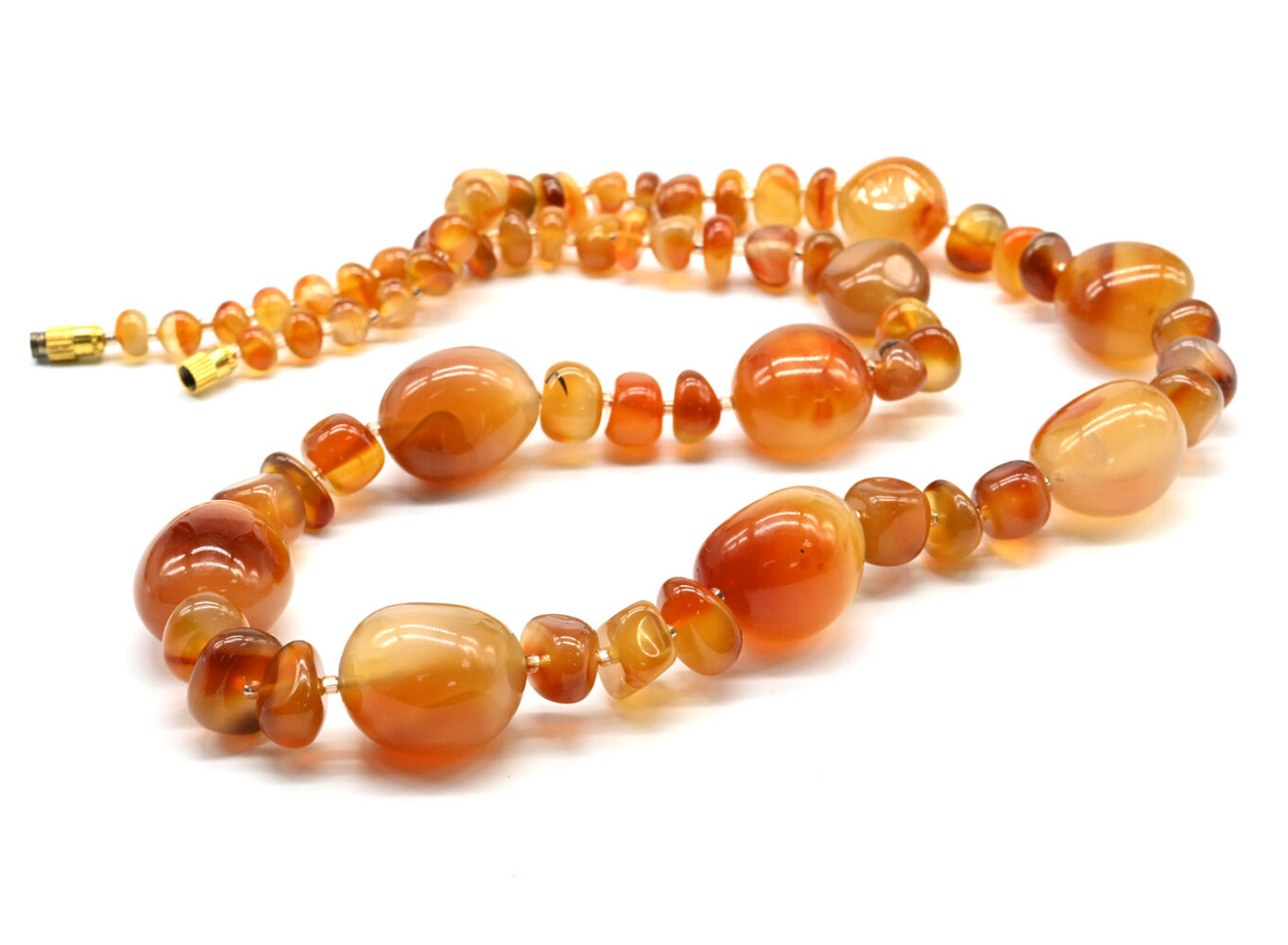 Бусы, сердолик