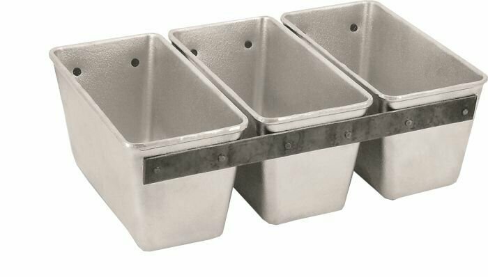 Хлебная форма 3-х секционная Л-11, 32х14х10см.