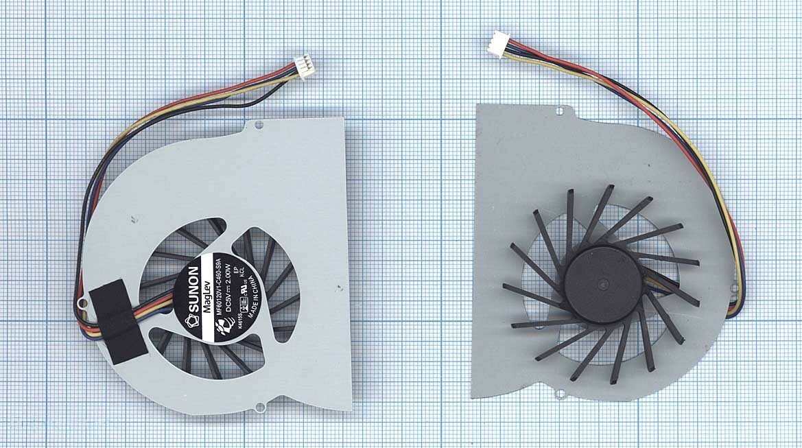 Вентилятор (кулер) для HP MF60120V1-C050-S9A (4-pin)