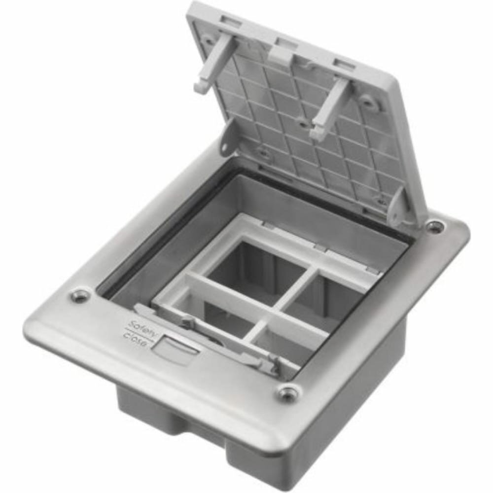 Встраиваемый люк Экопласт LUK/2+2ST66 на 2 поста+2 модуля без коробки, IP66, сталь 70025