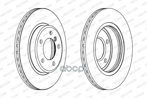 Тормозной диск Ferodo арт. DDF1066C