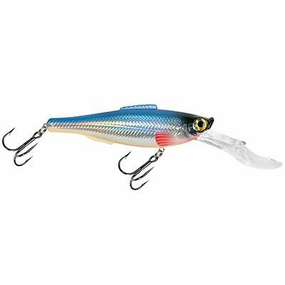 Воблер для рыбалки AQUA тюлька DR 105mm, цвет 015 (голубая спинка), 1 штука