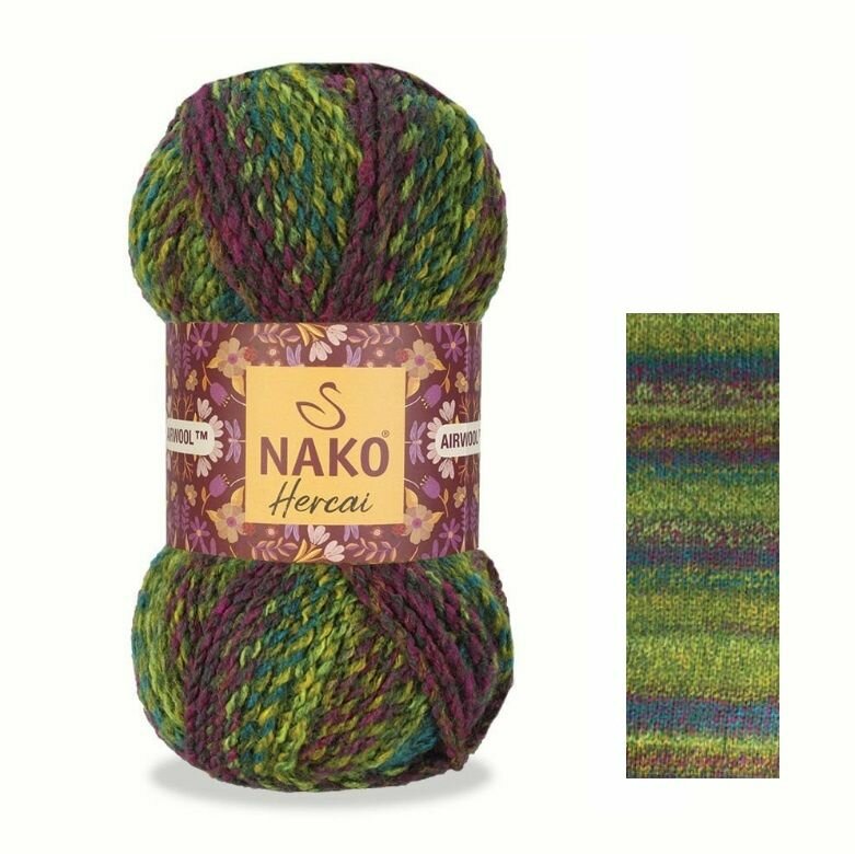 Пряжа Hercai Nako (5 мотков по 100 грамм-156м.)100% акрил 7130