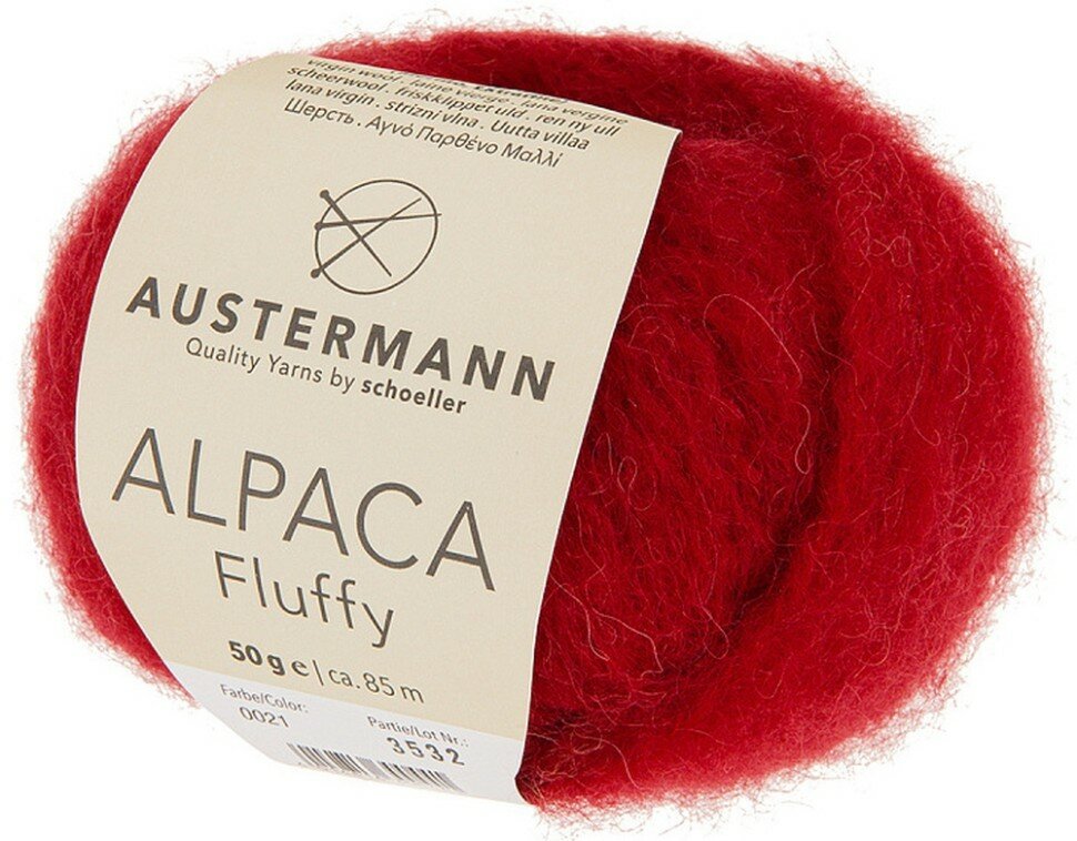 Пряжа Austermann 98321 Alpaca Fluffy 50 г 85 м #0021
