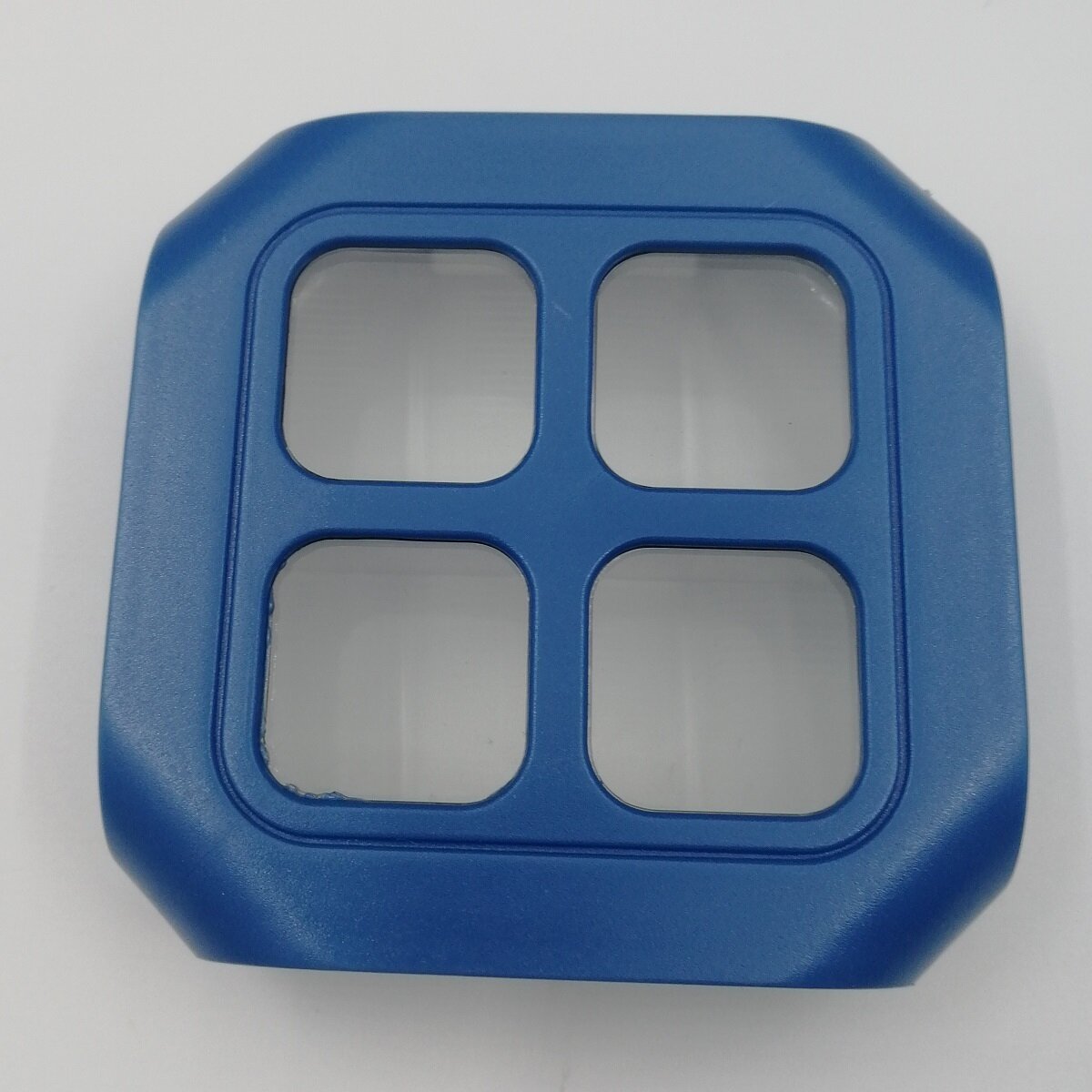 Таблетница Квадрат 4 секций, синий