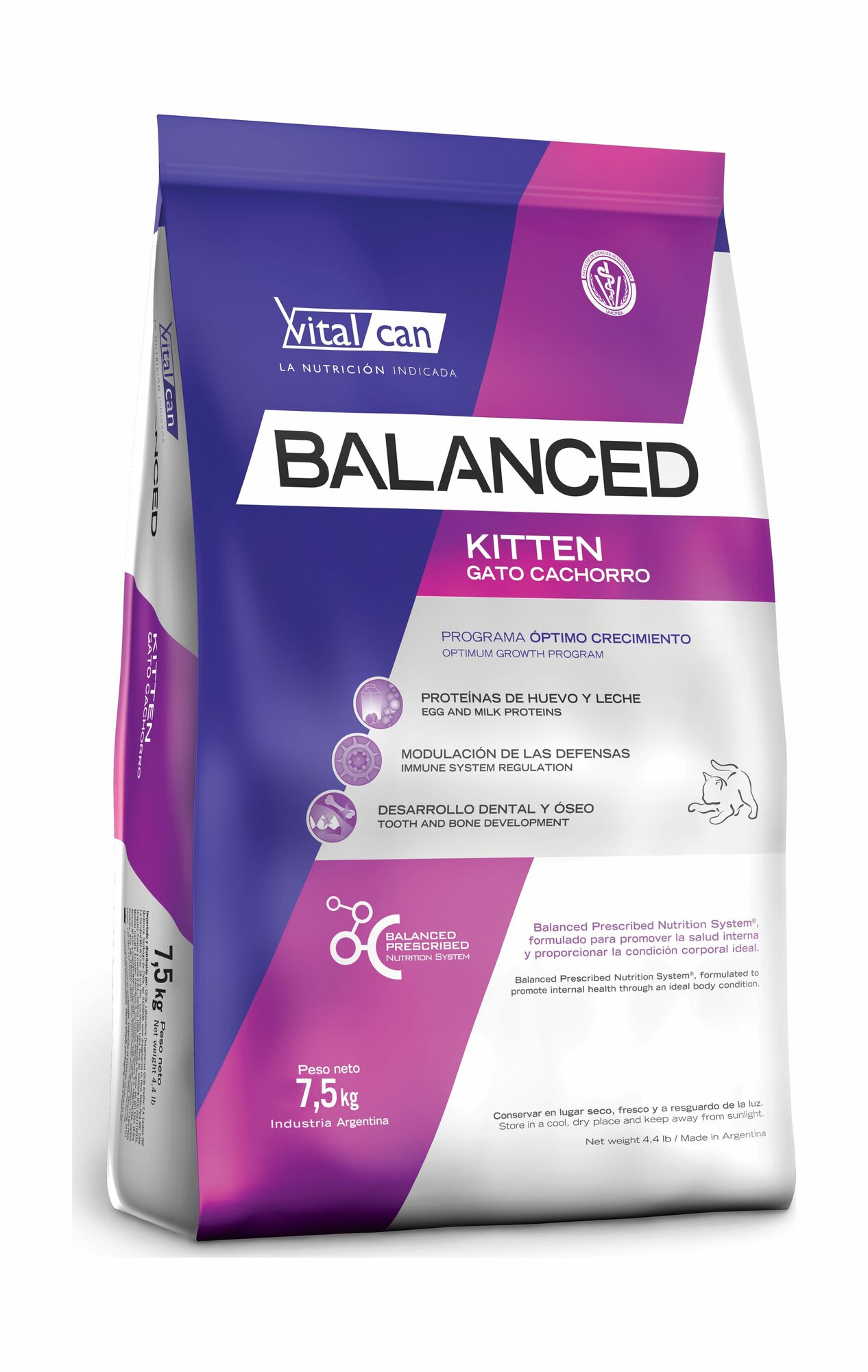 VitalCan Balanced Cat Kitten - Сухой корм для котят (7,5 кг)