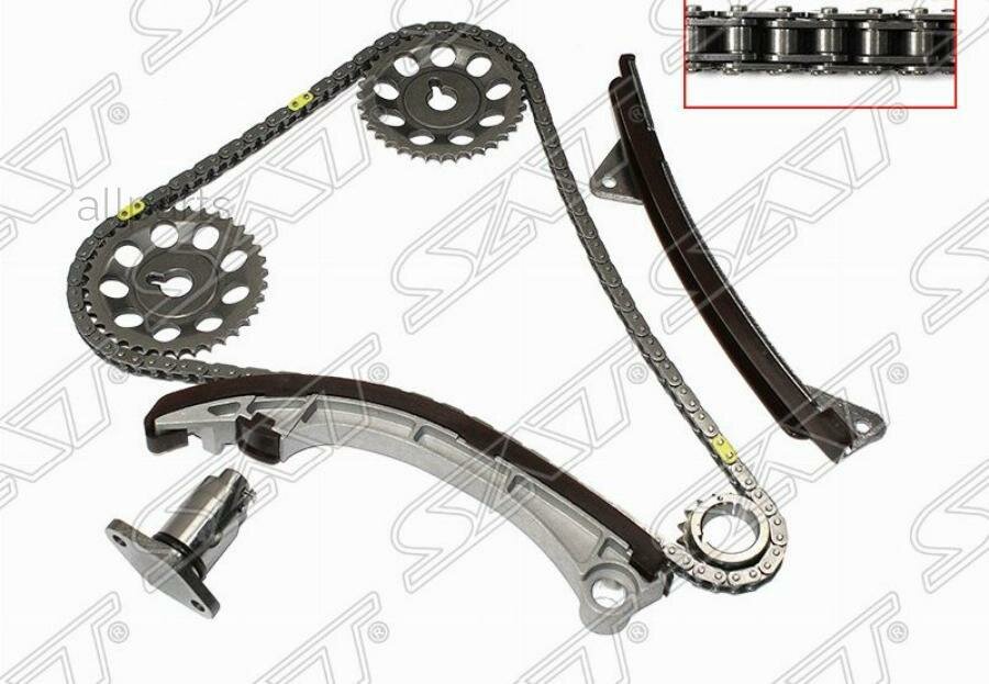 SAT TK-TY301-C Комплект замены цепи ГРМ TOYOTA 1ZZ-FE 00-06