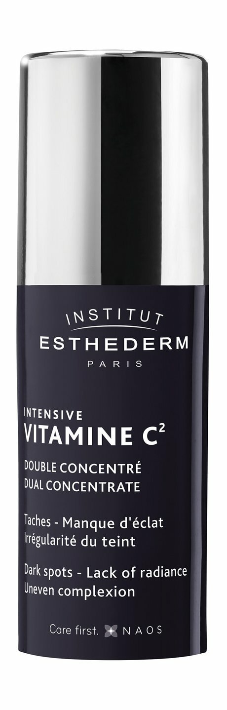 Institut Esthederm Intensive Vitamine C2 Dual Concentrate, Осветляющая сыворотка-бустер с двумя формами витамина С, 10мл