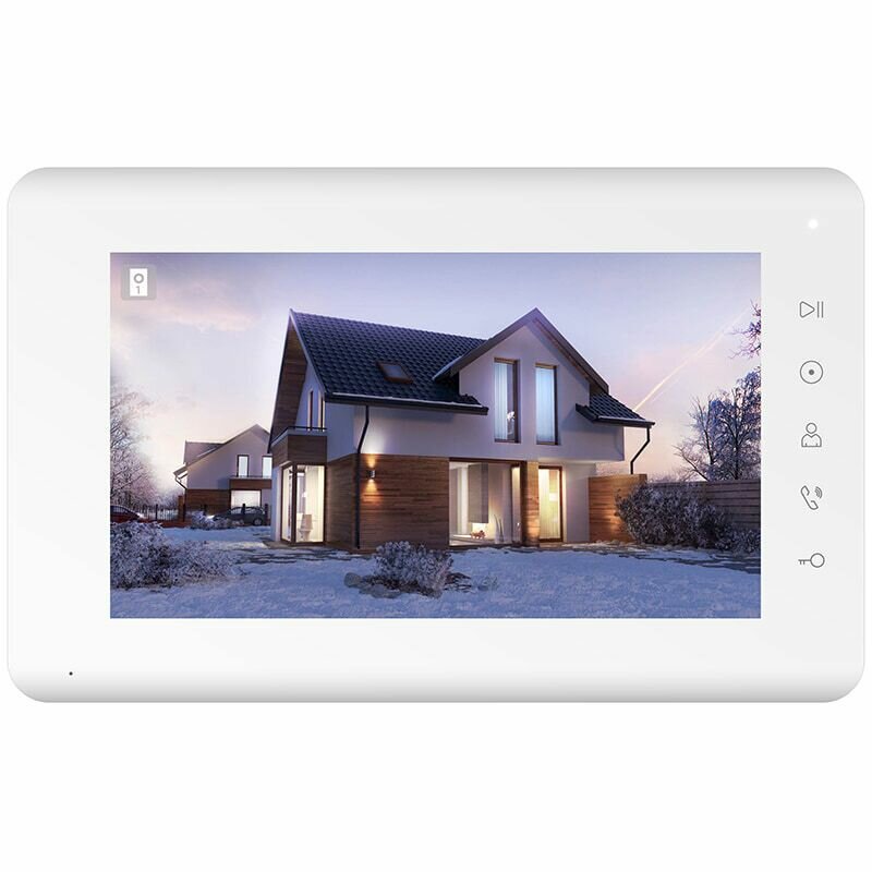 Tantos Mia HD видеодомофон 7" с сенсорными кнопками с поддержкой форматов CVBS (PAL) и 720p/1080p (AHD/CVI/TVI)