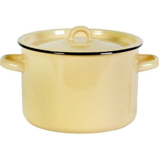 Кастрюля Стальэмаль 2.9 л, эмалированная, в ассортименте (2с16/1)