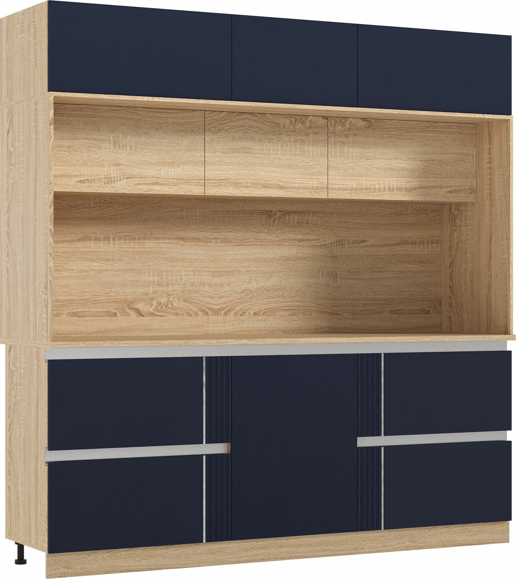 Кухня Карина МДФ Индиго 2,2 м