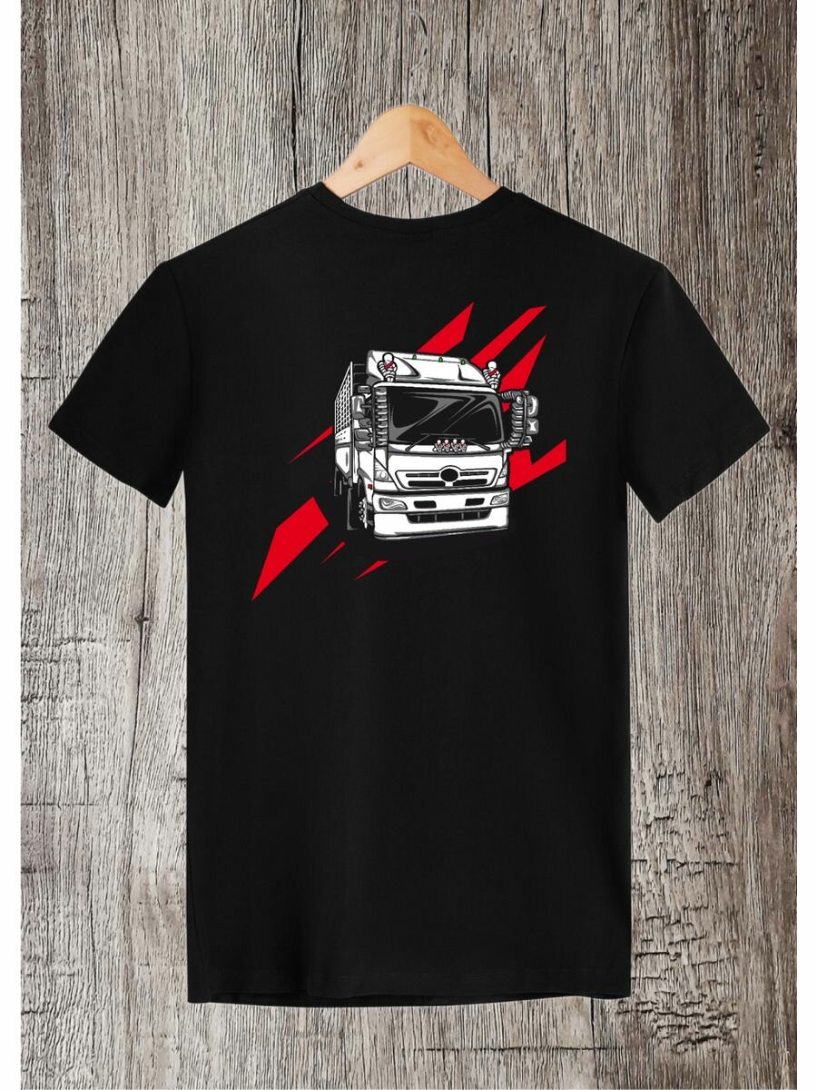 Футболка Тягач Дальнобойщик Дорога