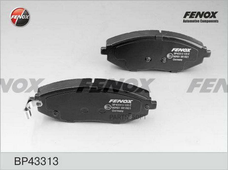 BP43313 FENOX Колодки тормозные CHEVROLET SPARK 10- передние